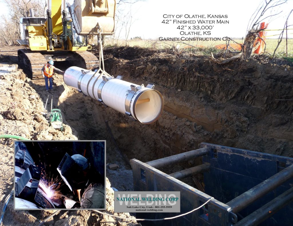 42" Finished Water Transmission Main | National Welding Corp.