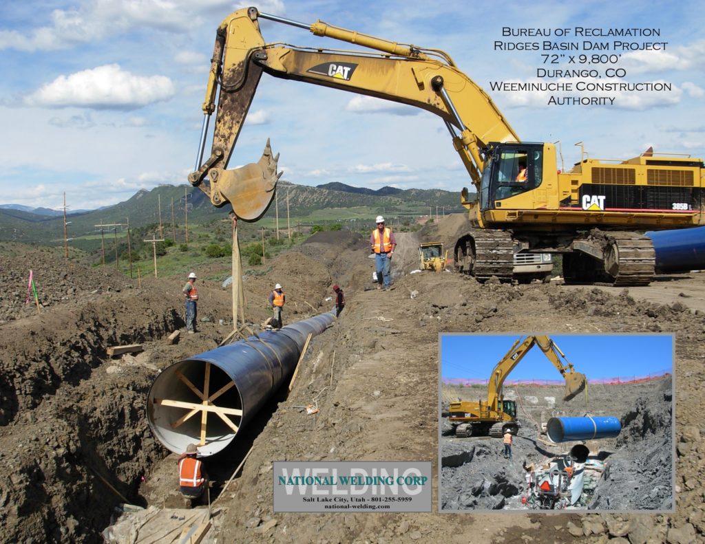 Ridges Basin Inlet Conduit, Pipeline and Tunnel | National Welding Corp.