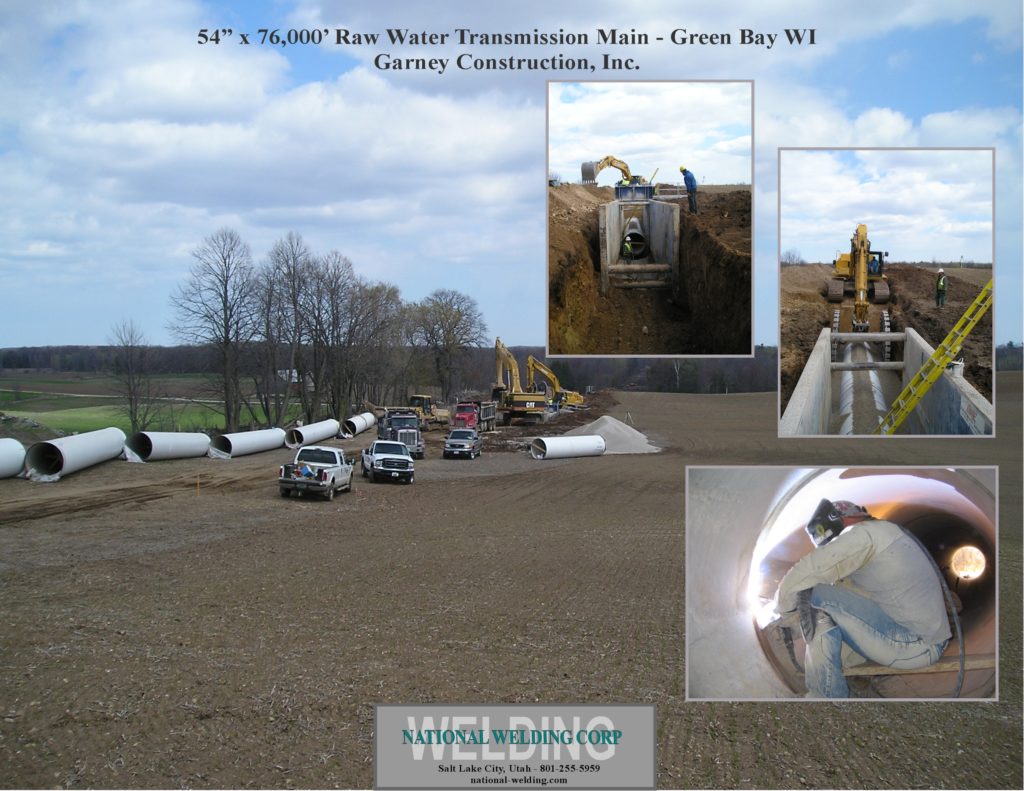 54" Parallel Raw Water Transmission Main, Phase 1-4 | National Welding ...